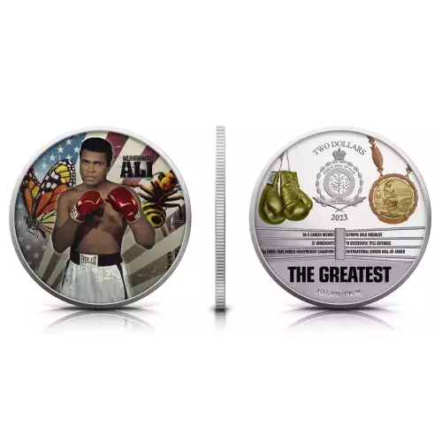 2023 1oz Niue Muhammad Ali The Greatest Edition .999 Silver Coin ...