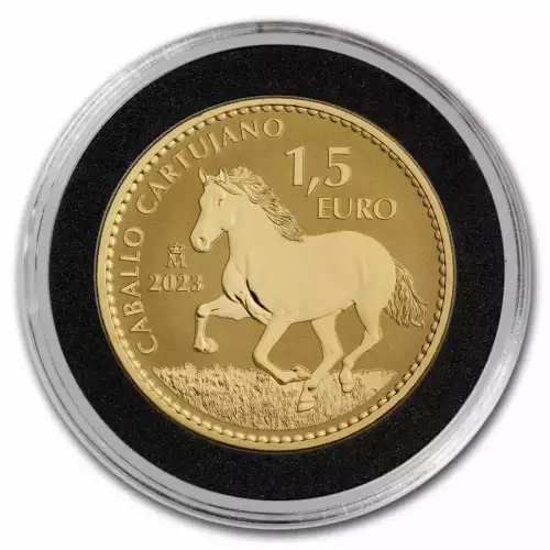 2023 1oz Spanish .9999 Gold Caballo (Stallion) Coin - Bullion Brothers LLC