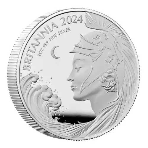 2024 5oz Royal Mint Britannia Proof Silver Coin (Mintage: 550 ...