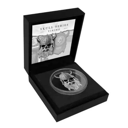 2025 1oz Viking Skull Silver Coin – Limited Mintage Collectible ...