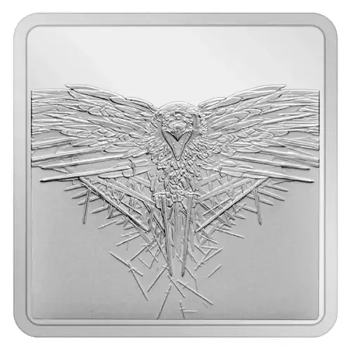 Game Of Thrones - 2022 1oz Three Eyed Raven Silver Medallion - Bullion ...