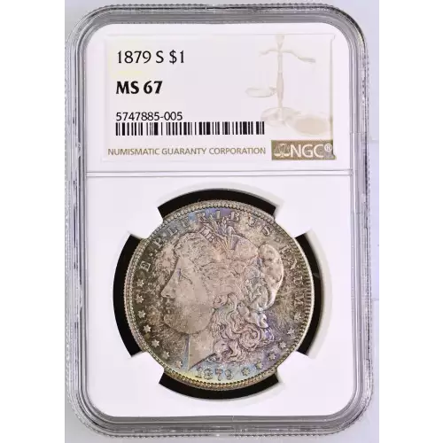 1879-S Morgan Silver Dollar NGC MS-67 - Bullion Brothers LLC